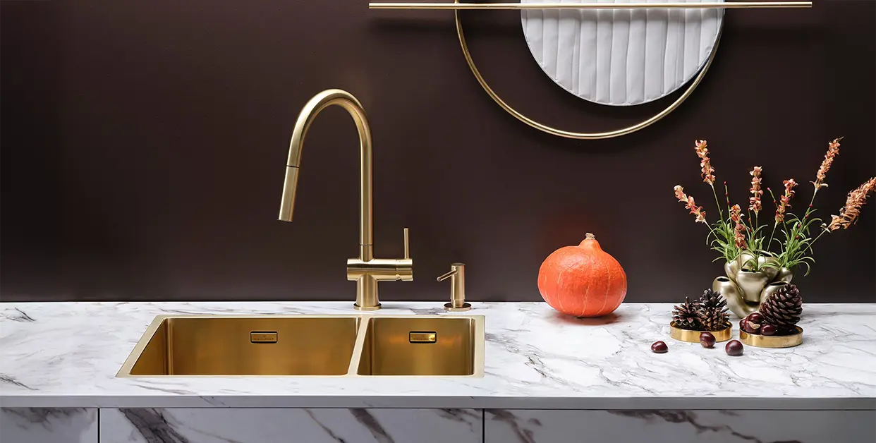 Flint Gold II bateria kuchenna zlewozmywaki.pl - zlewozmywaki kuchenne